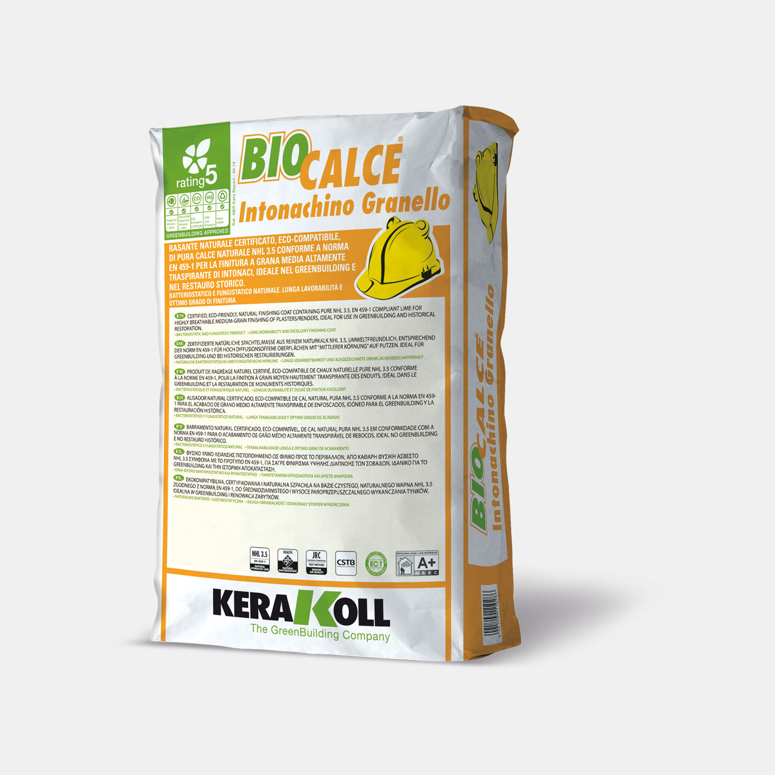Biocalce Intonachino Granello | Kerakoll
